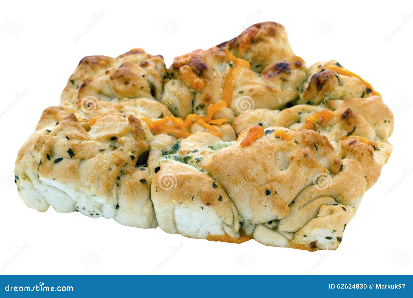 Tear and Share Bread with Cheese and Garlic Stock Photo - Image of ...