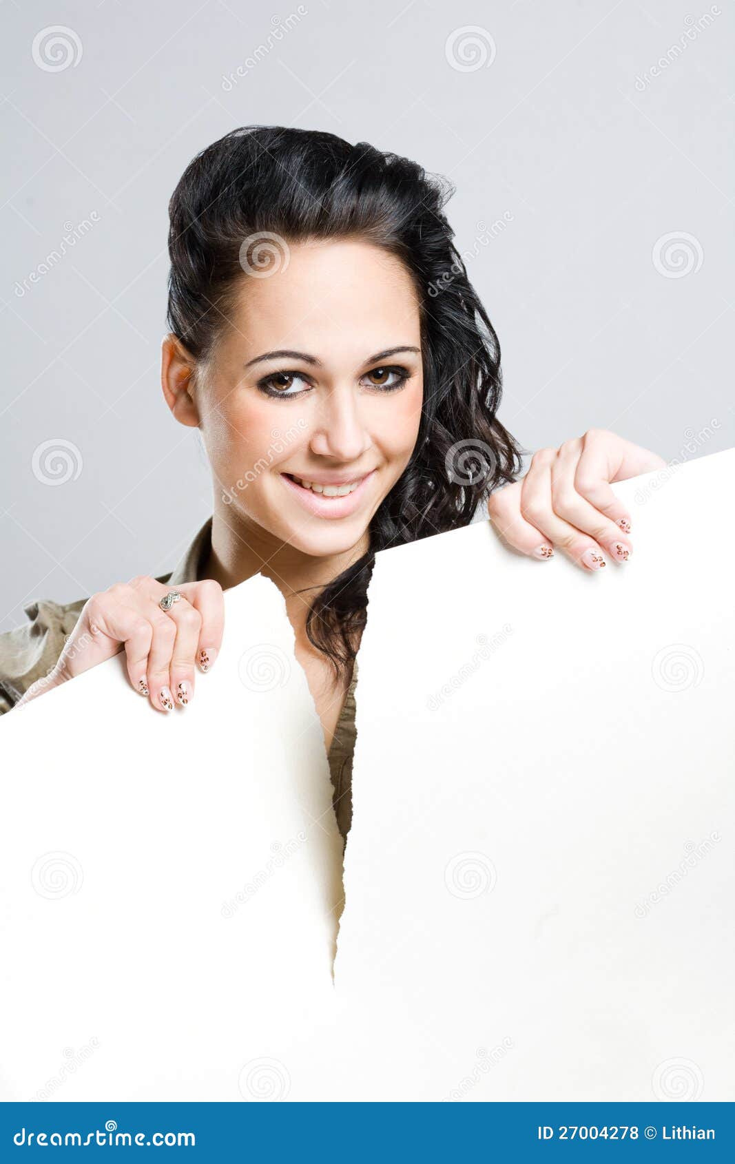 Tear it up. stock photo. Image of advertisement, divide - 27004278