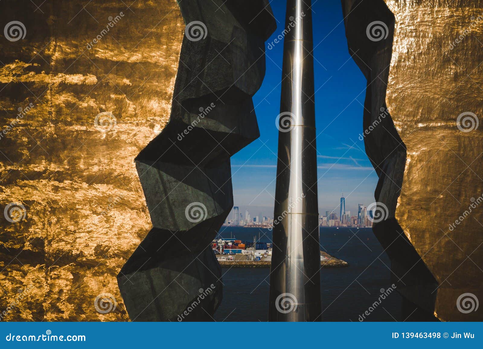 Aerial View of Teardrop Memorial Editorial Stock Photo - Image of ...