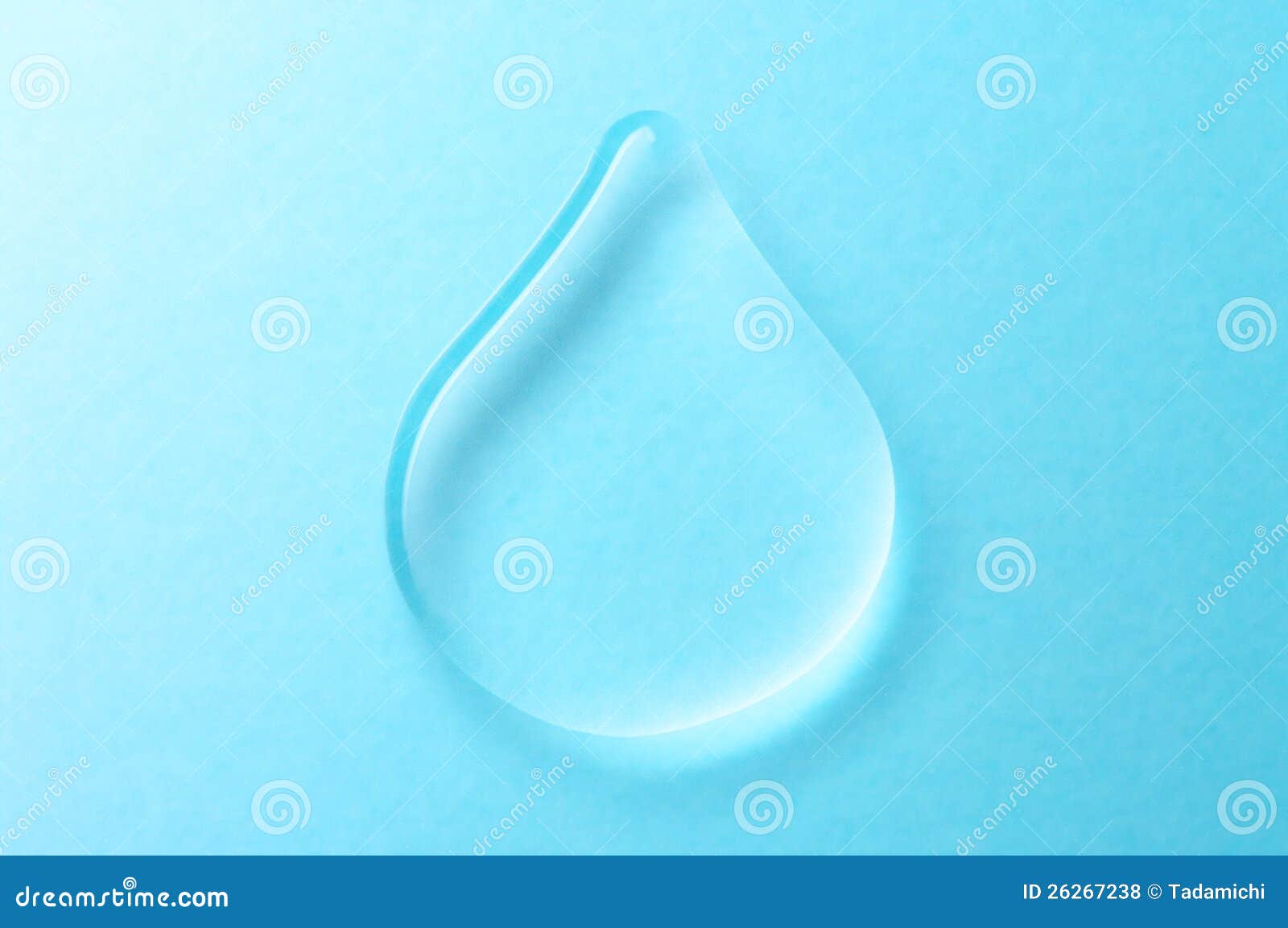 Teardrop-shaped Water Drop(horizontal). Stock Photo - Image of liquid ...