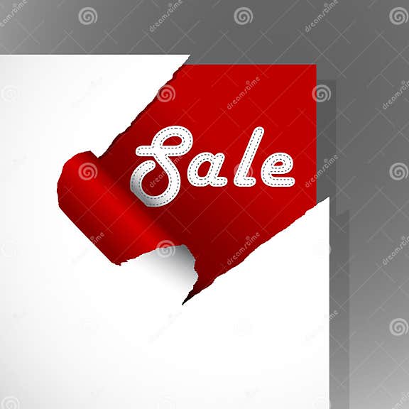 Teared paper with text. stock vector. Illustration of page - 17538098