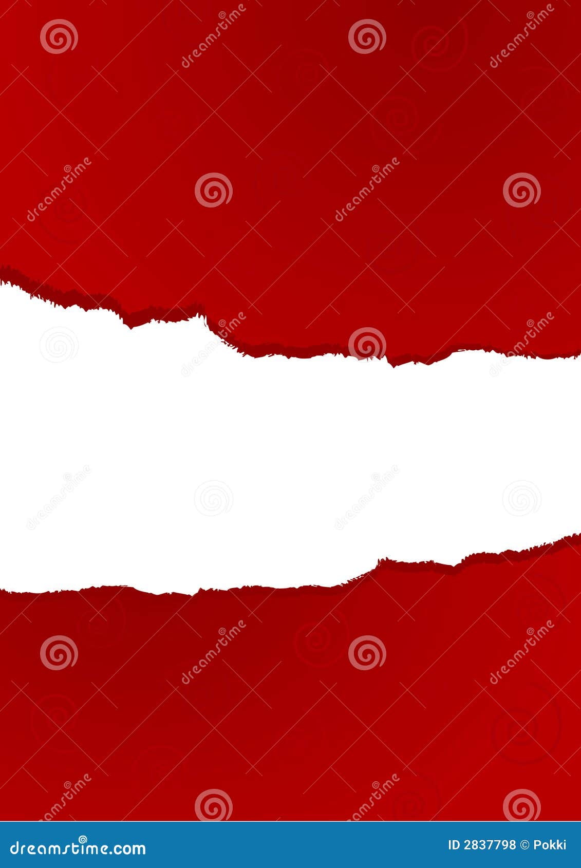 Teared Red Pattern Paper. Vect Stock Vector - Illustration of pattern ...