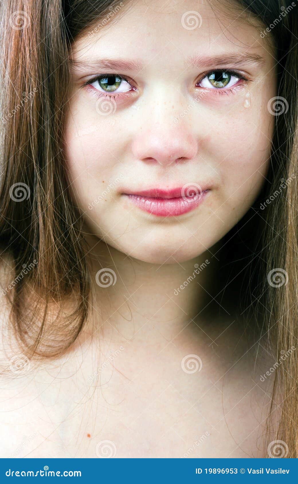 Tearful girl stock image. Image of young, tearful, child - 19896953