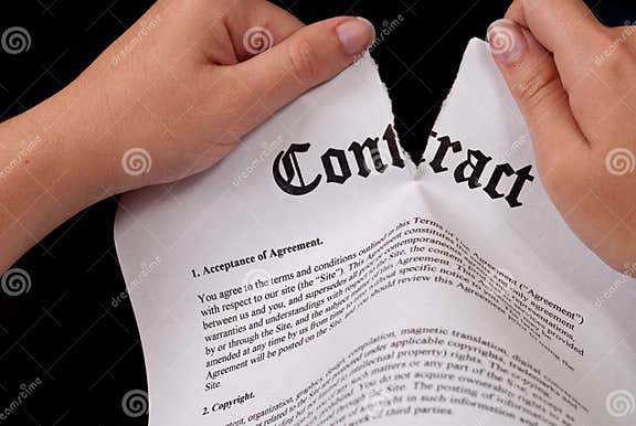 Tearing the Contract stock photo. Image of deal, archive - 14579584
