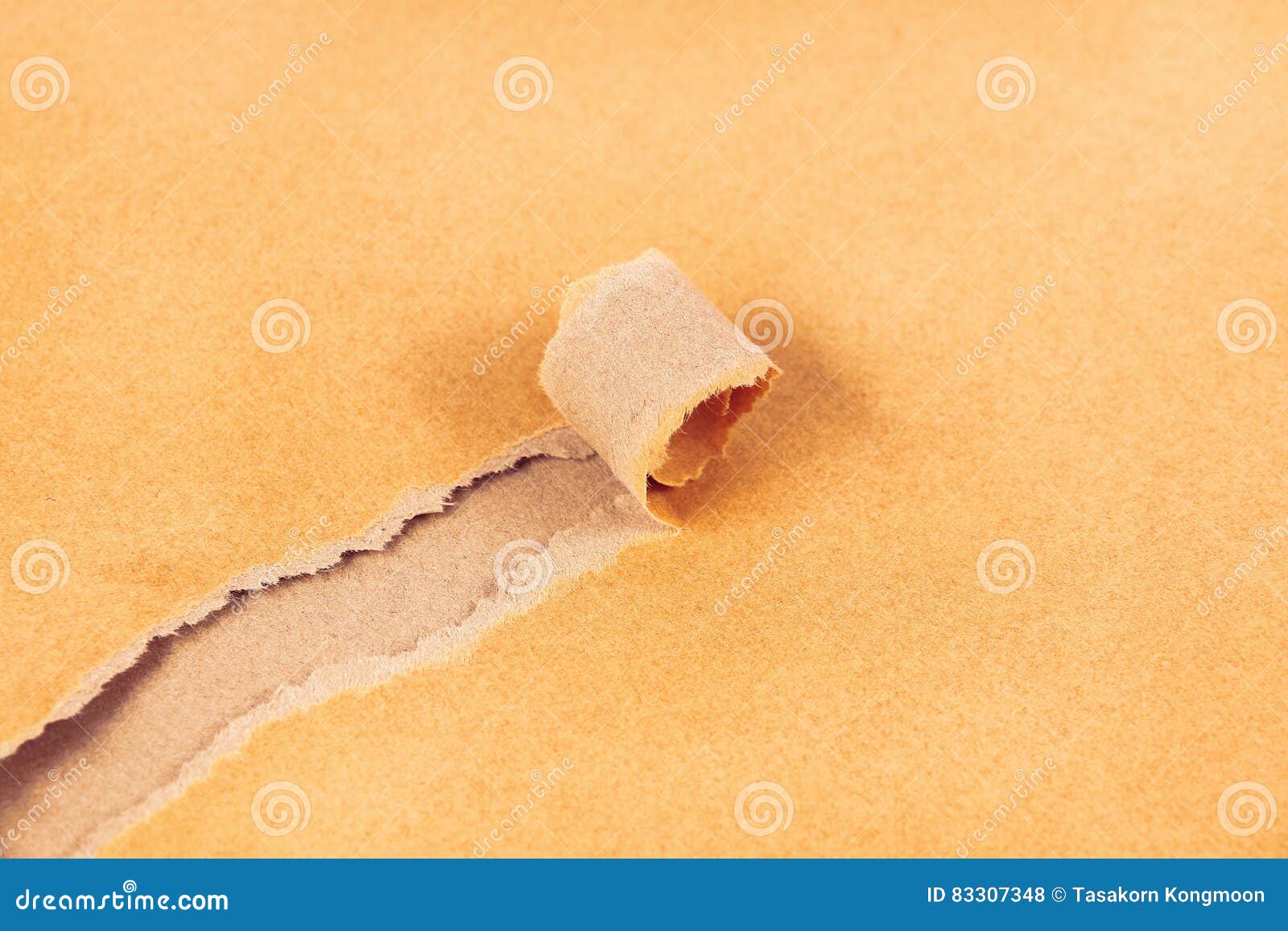Tearing paper stock photo. Image of paperwork, carton - 83307348