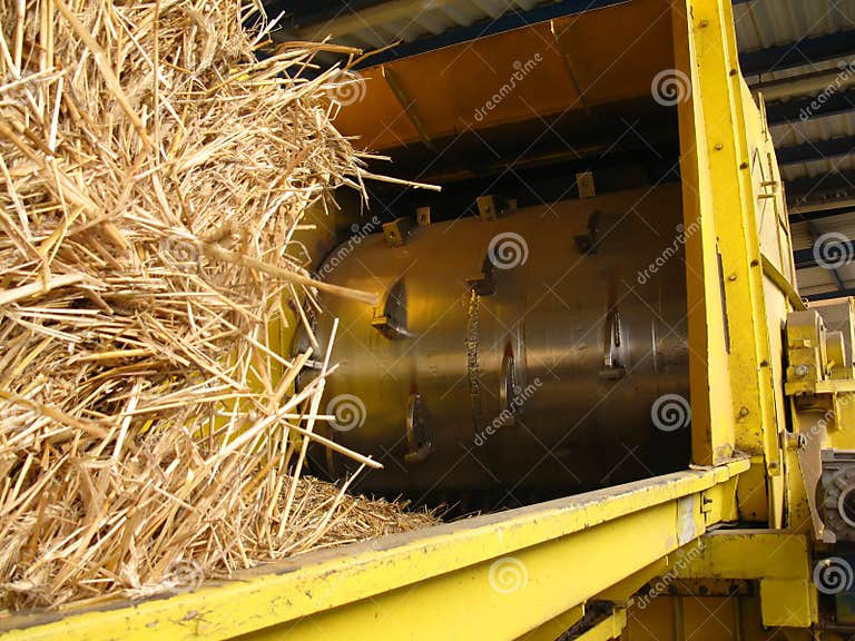 Tearing straw stock image. Image of drum, heat, combustion - 12795423