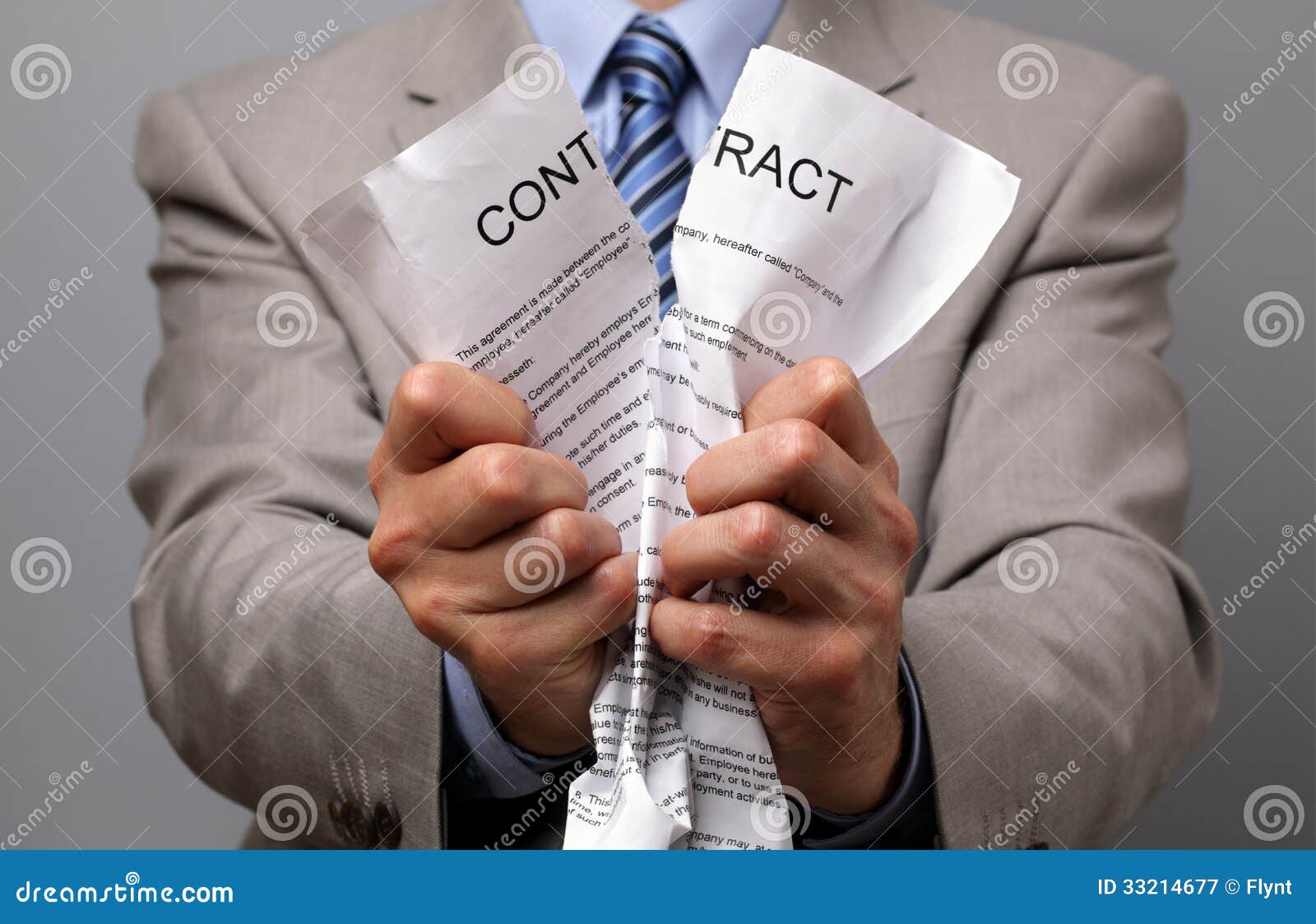 Tearing up the contract stock image. Image of concepts - 33214677
