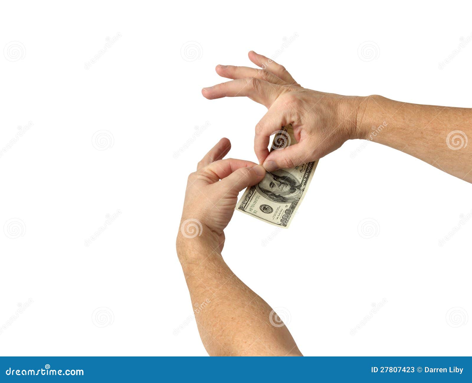 Tearing Up Money stock image. Image of allocate, deflation - 27807423