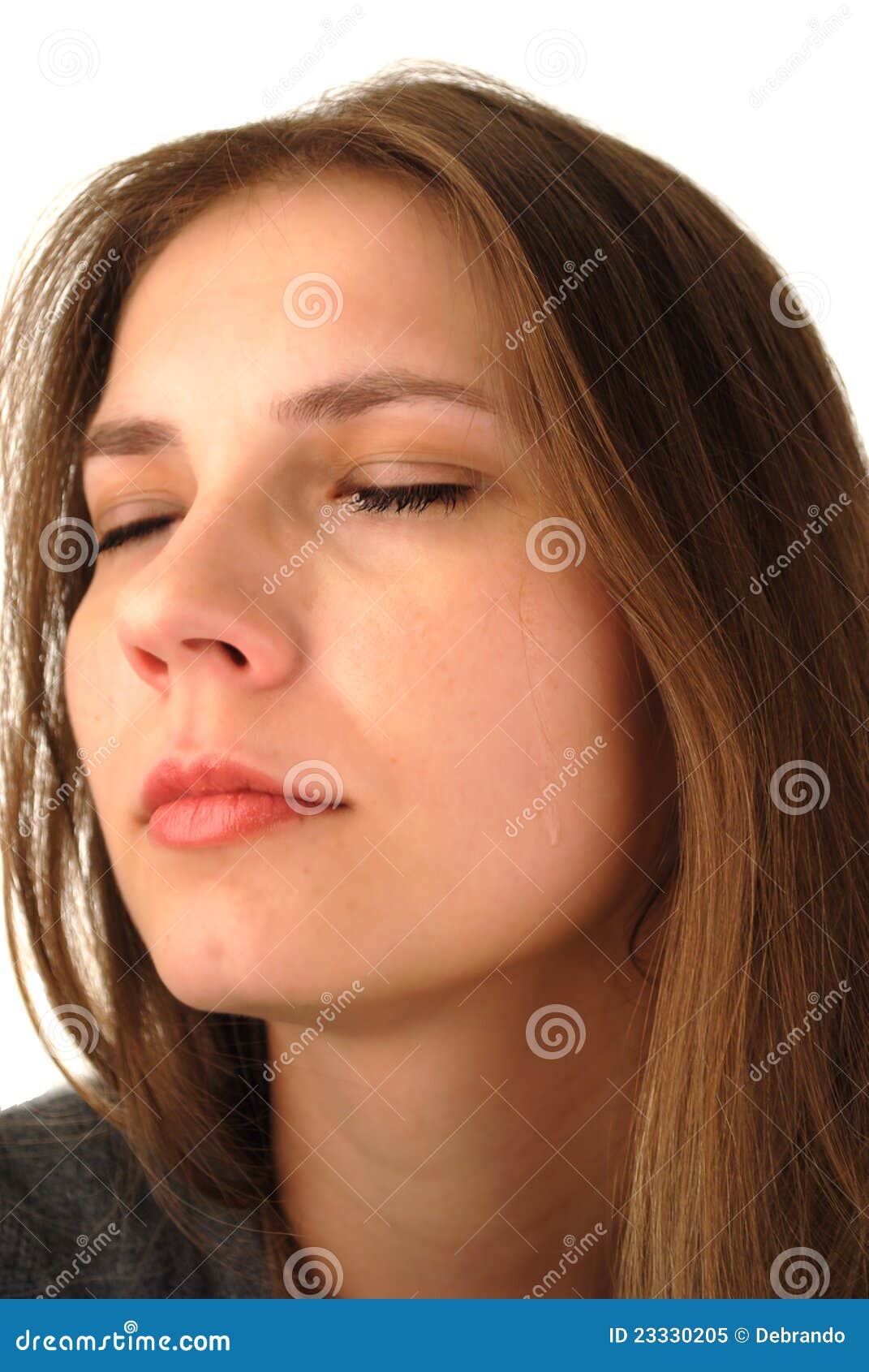 Tears of woman stock image. Image of people, white, depression - 23330205