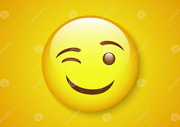 Tease smile face stock vector. Illustration of design - 113352458