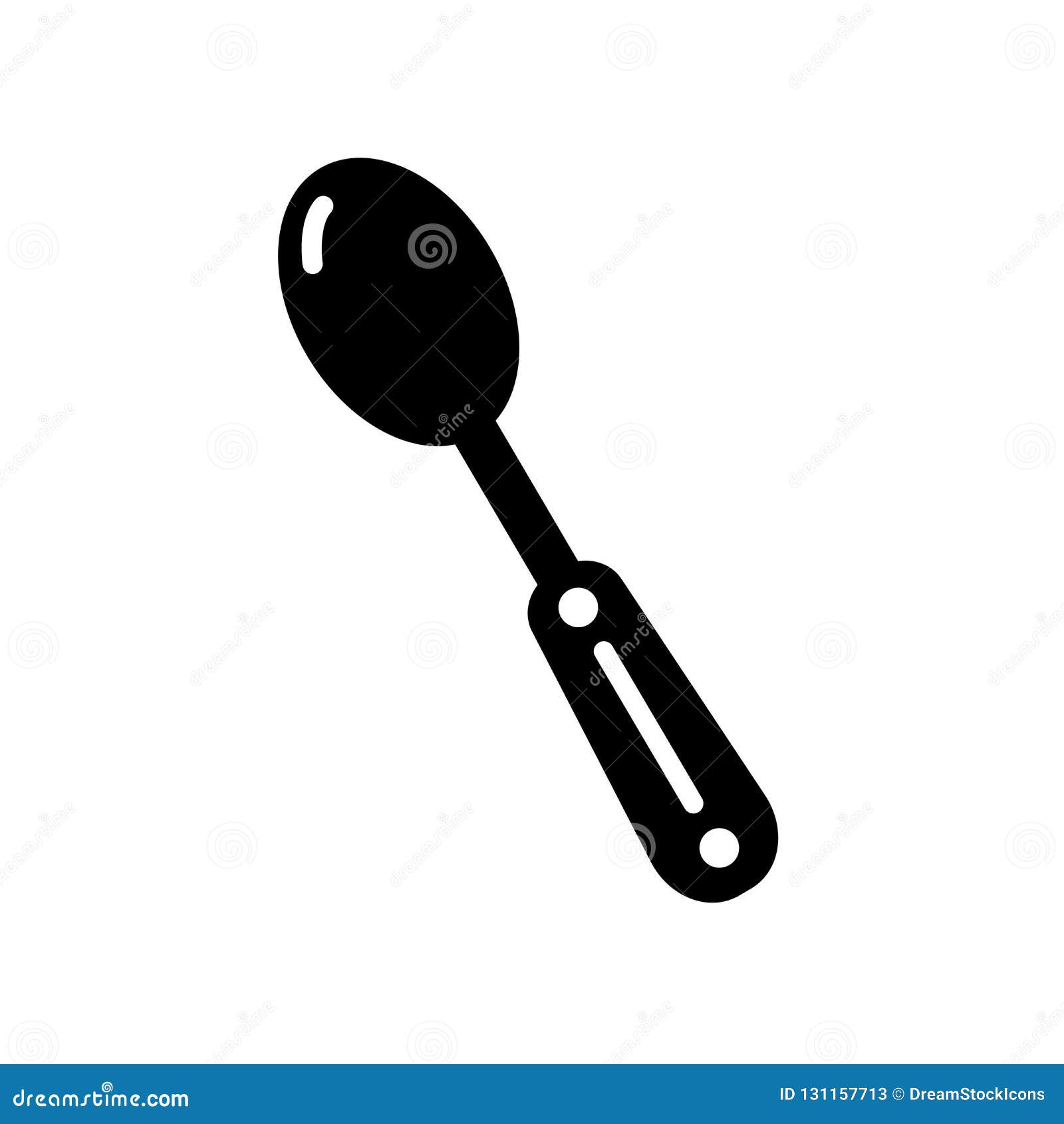 Teaspoon Icon. Trendy Teaspoon Logo Concept on White Background Stock ...
