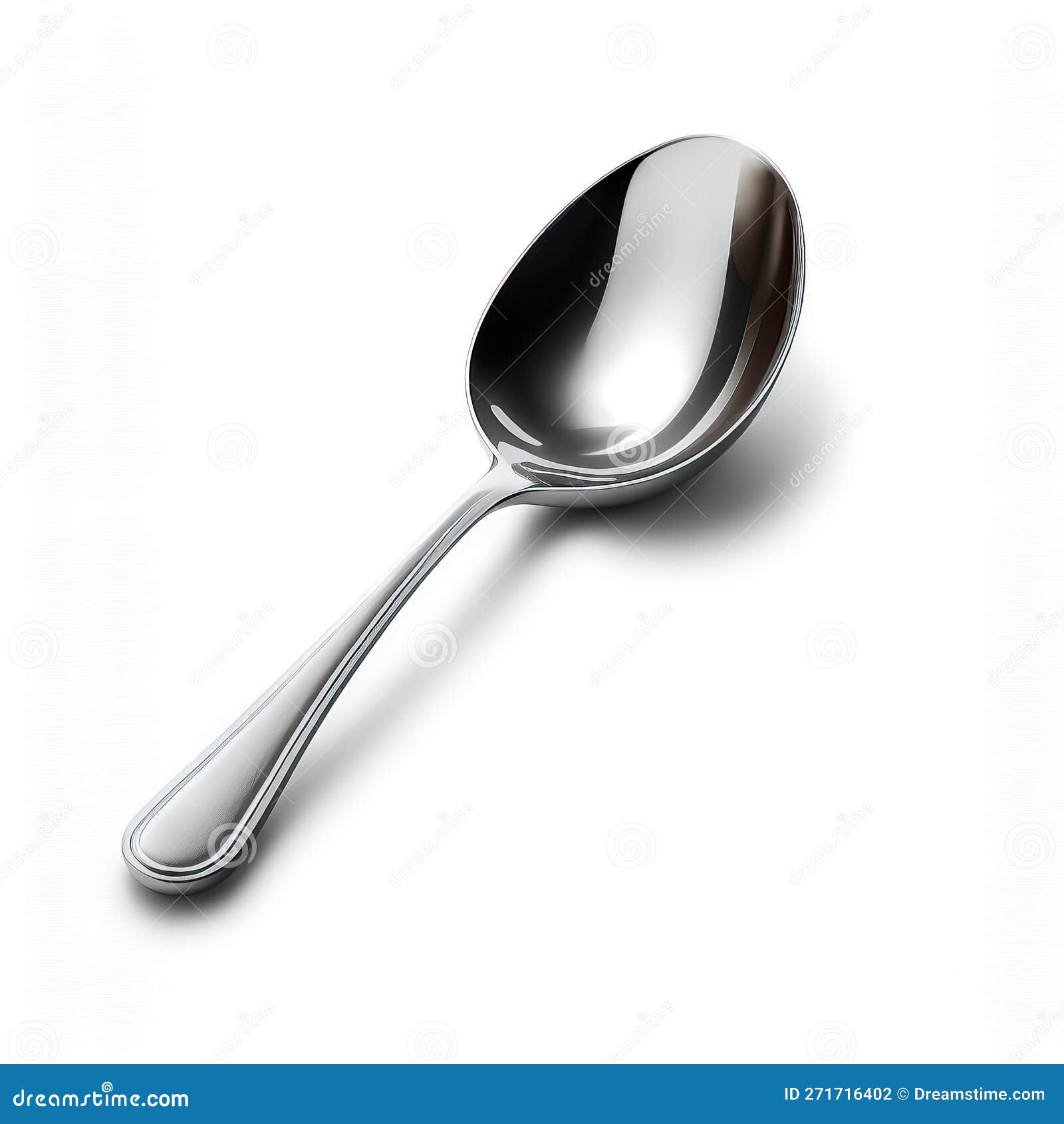 Teaspoon Isolate on White Background . Stock Illustration ...