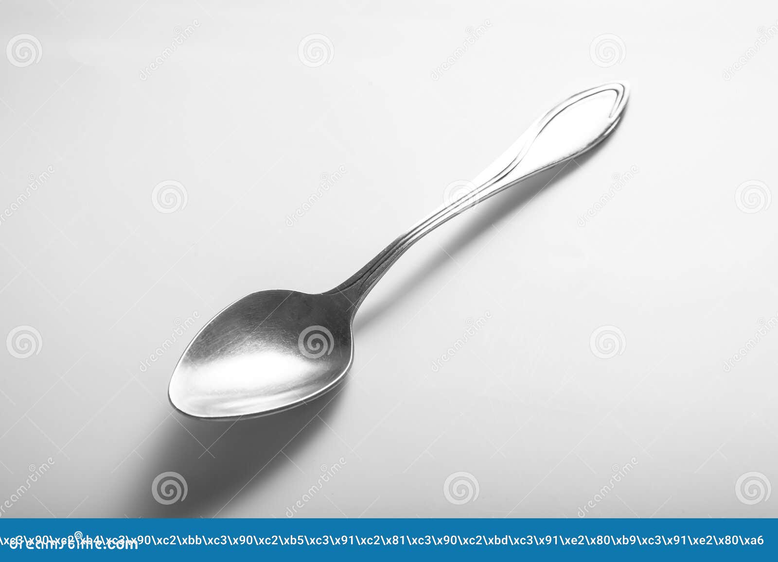 Teaspoon Isolated on White Background Stock Photo - Image of elegance ...