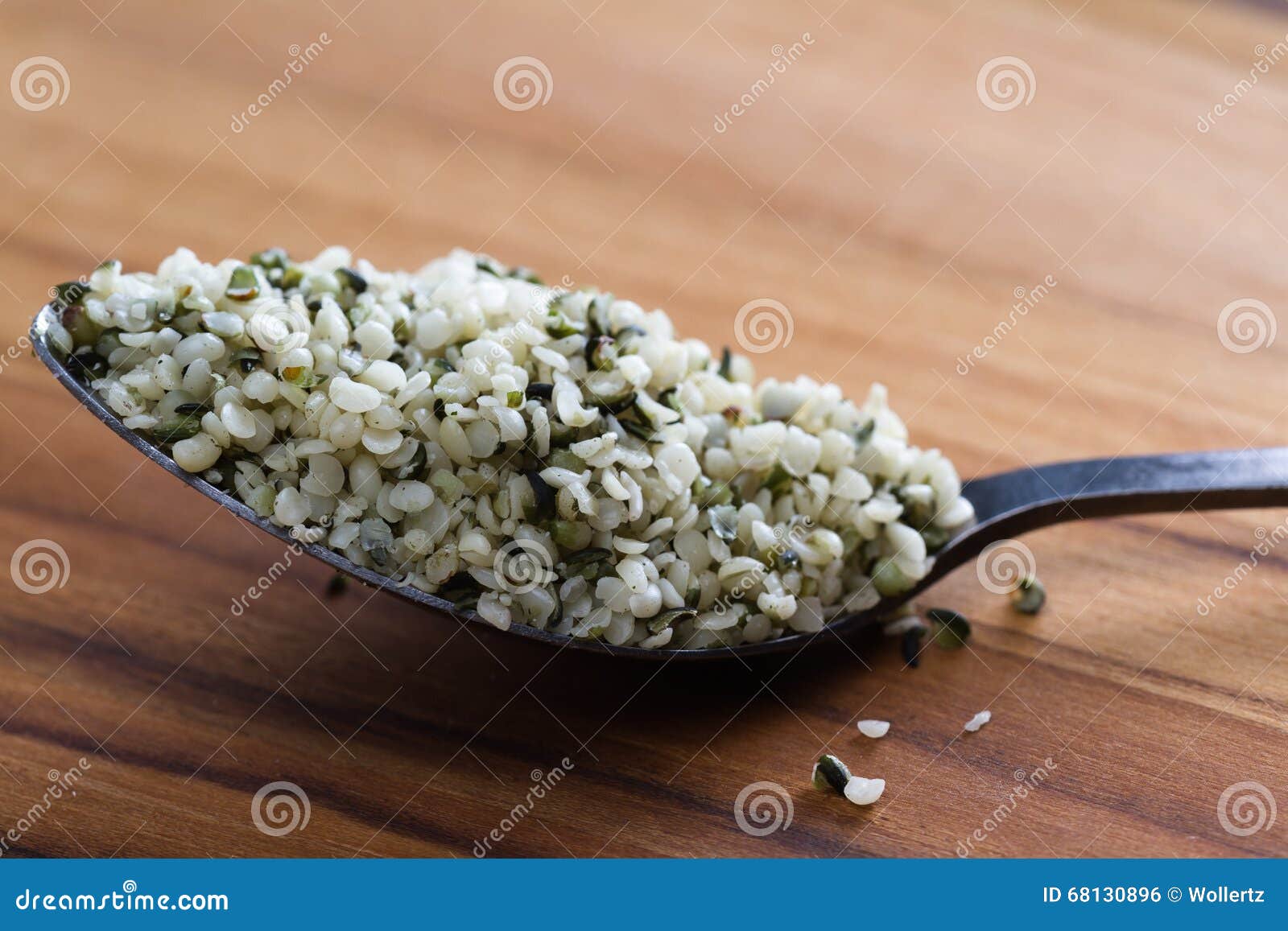 Teaspoon with Raw Shelled Hemp Seeds Stock Photo - Image of oils ...