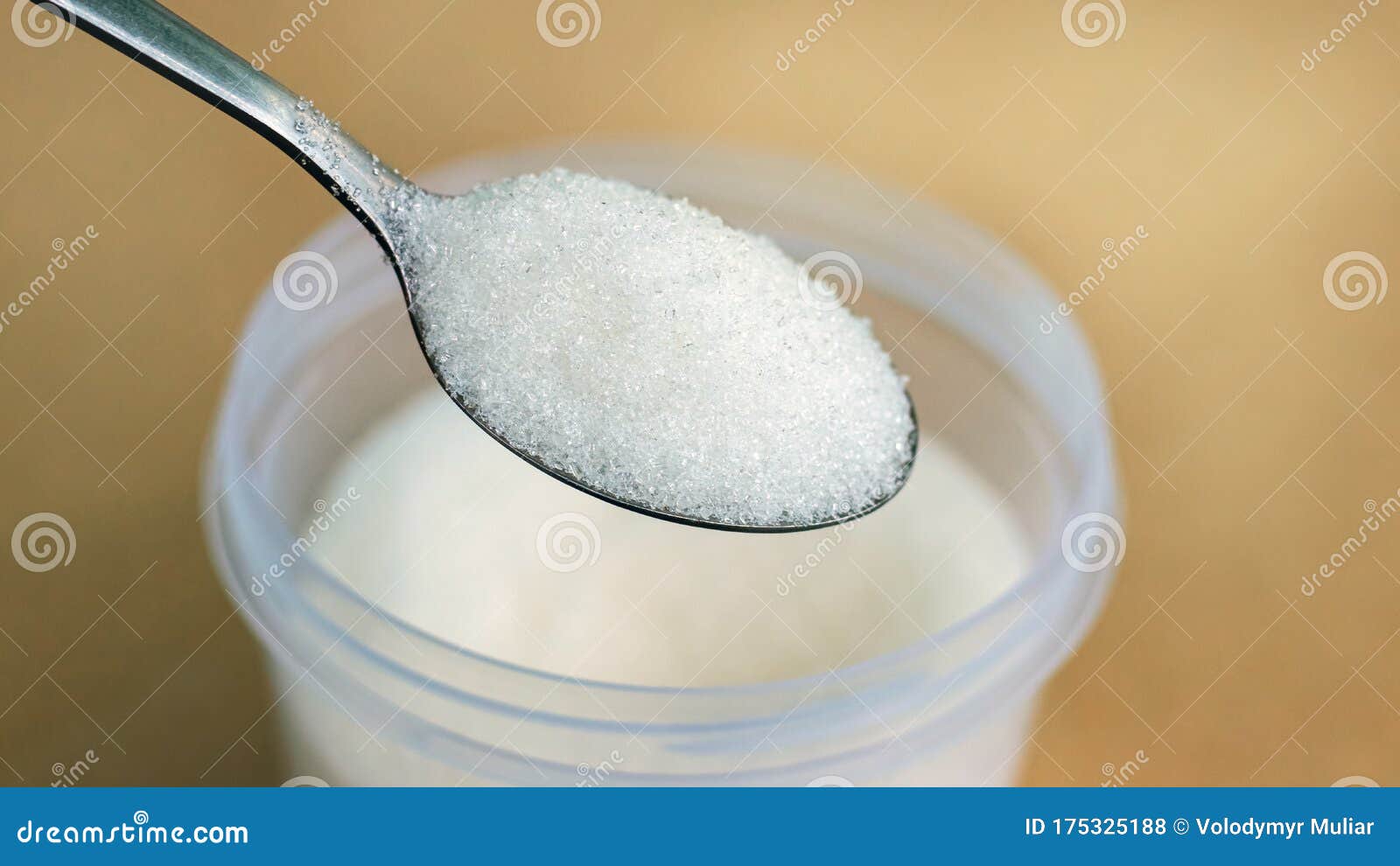 Teaspoon with Sugar. Use of Sugar in Cooking_ Stock Photo - Image of ...