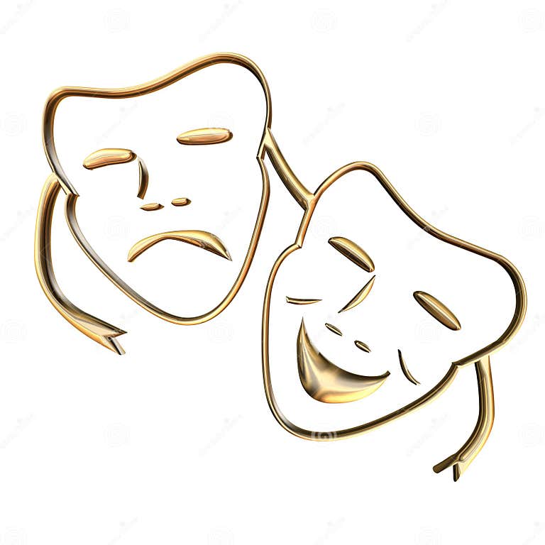 Teather mask stock illustration. Illustration of acting - 330627