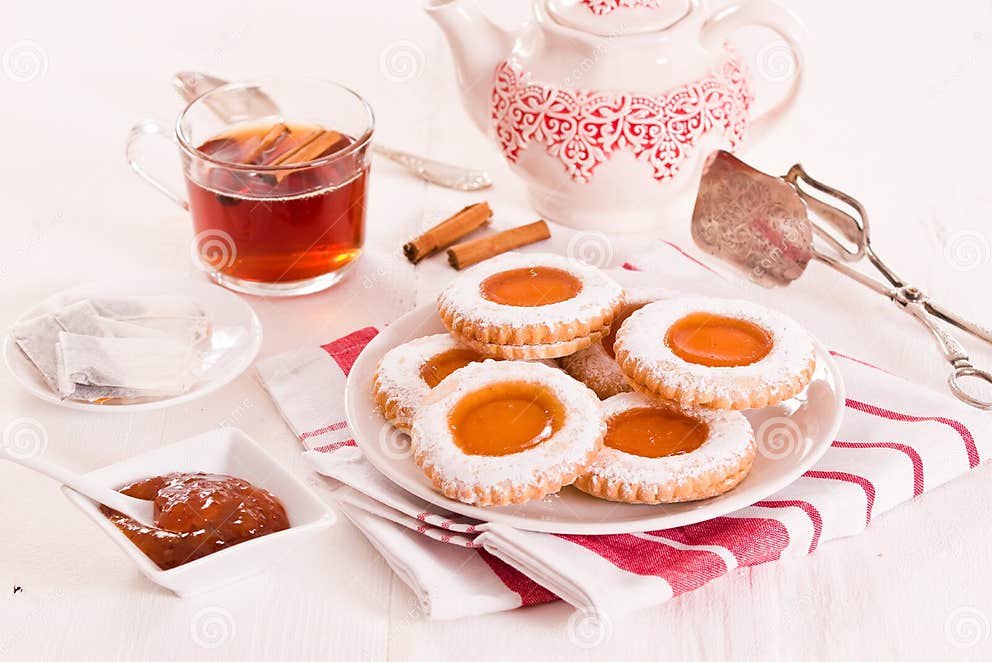 Teatime biscuits. stock photo. Image of nutritious, food - 92706334