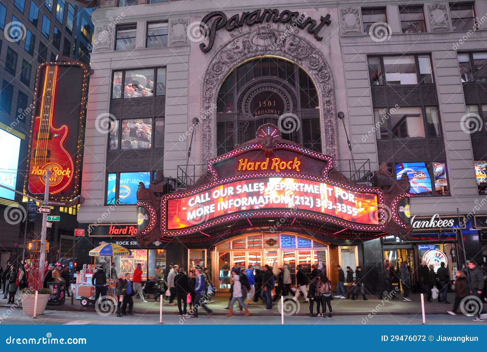 Teatro De Paramount, Times Square, Manhattan, NYC Fotografia Editorial ...