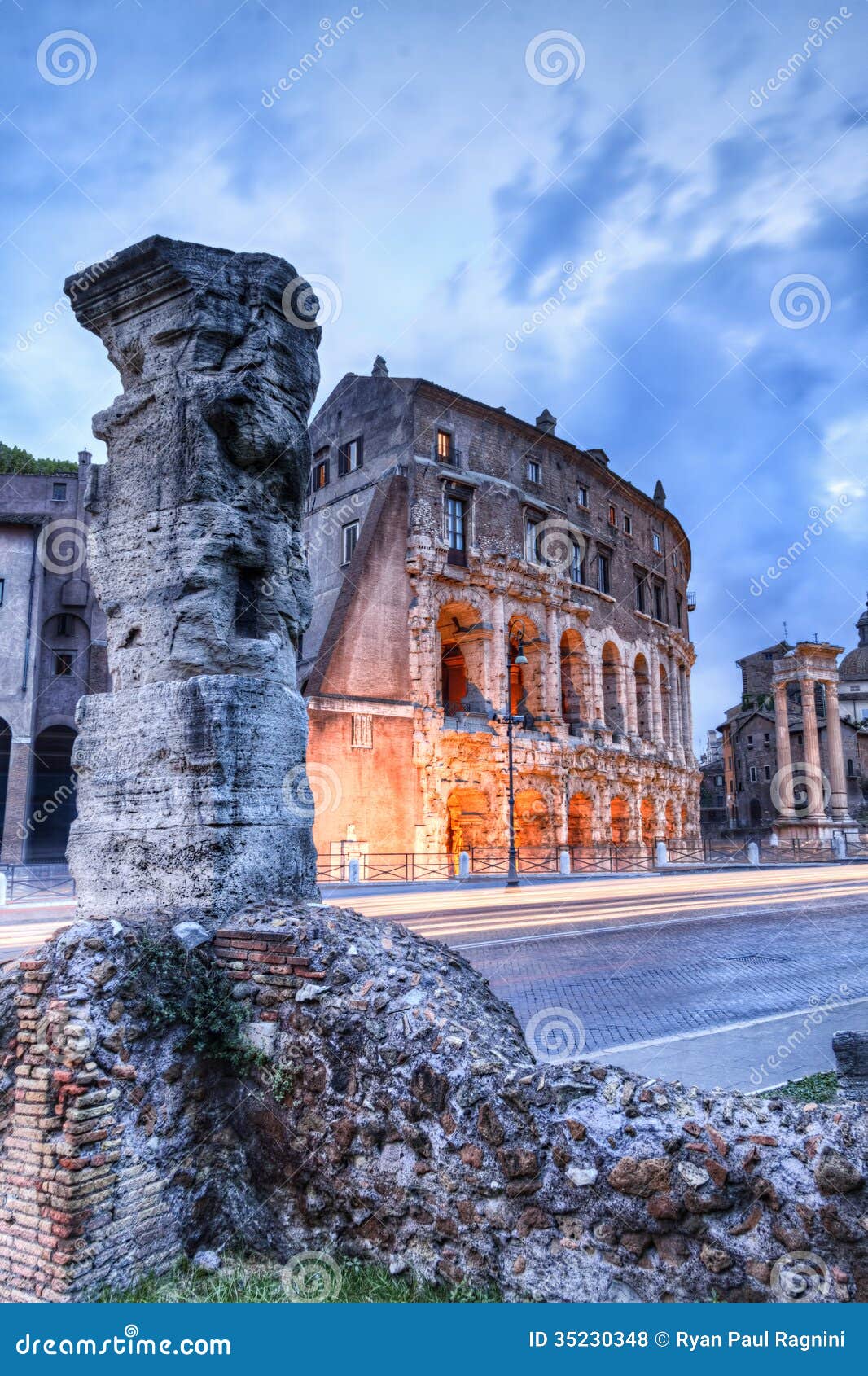 Teatro di Marcello, Rome stock photo. Image of power - 35230348