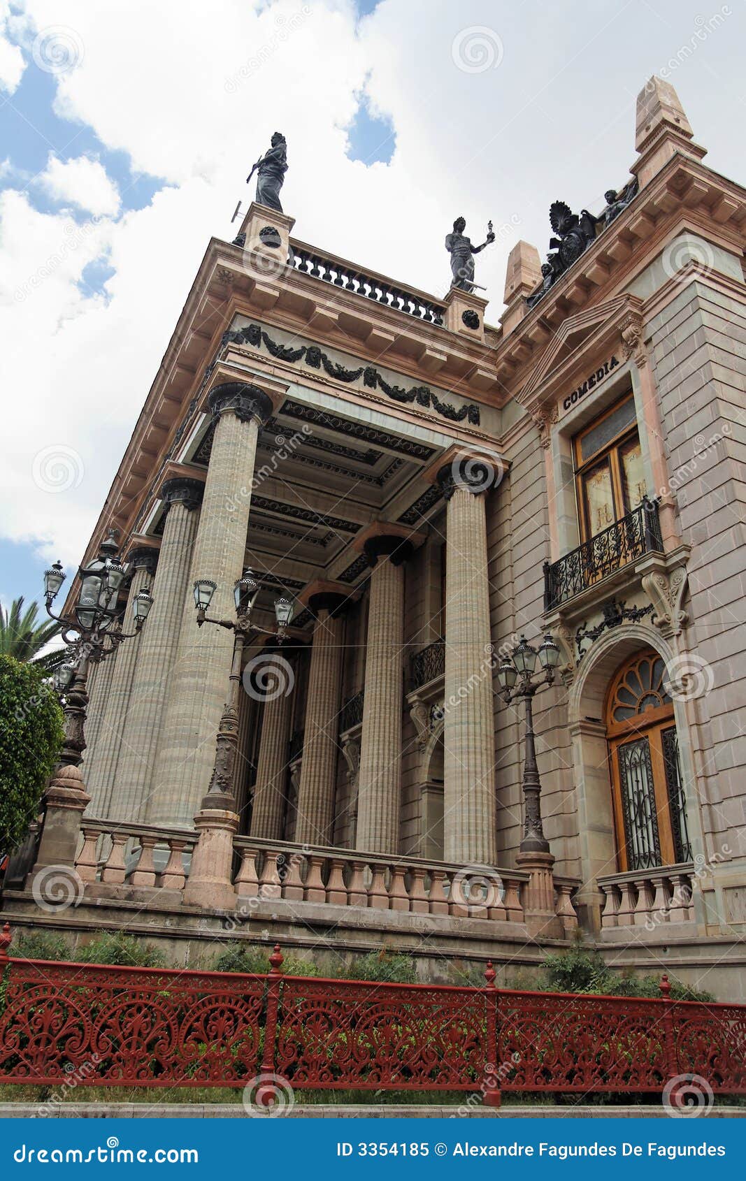 Teatro Juarez Guanajuato stock image. Image of teatro - 3354185
