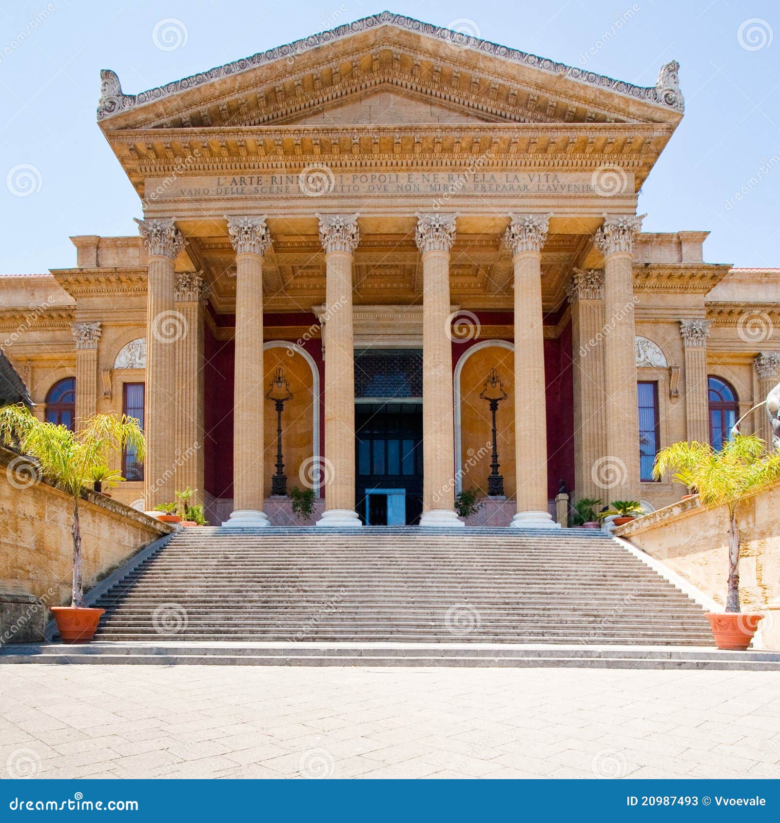 Teatro Massimo - Opera House in Palermo, Sicily Stock Image - Image of ...