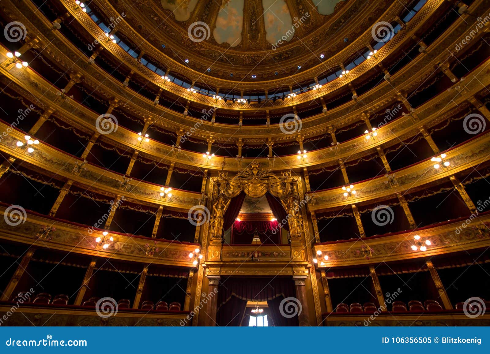 Teatro Massimo, Palermo, Italy Editorial Image - Image of room, massimo ...