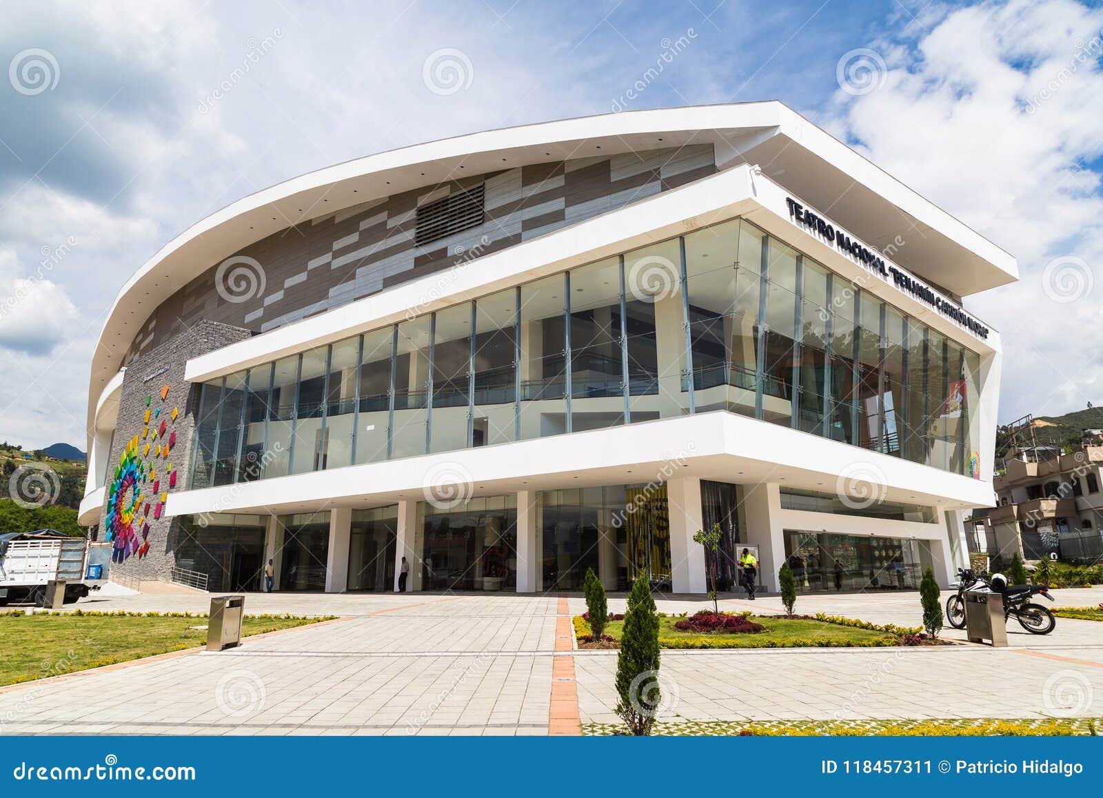 Teatro Nacional Benjamin Carrion Foto Editorial - Imagem de cultura ...