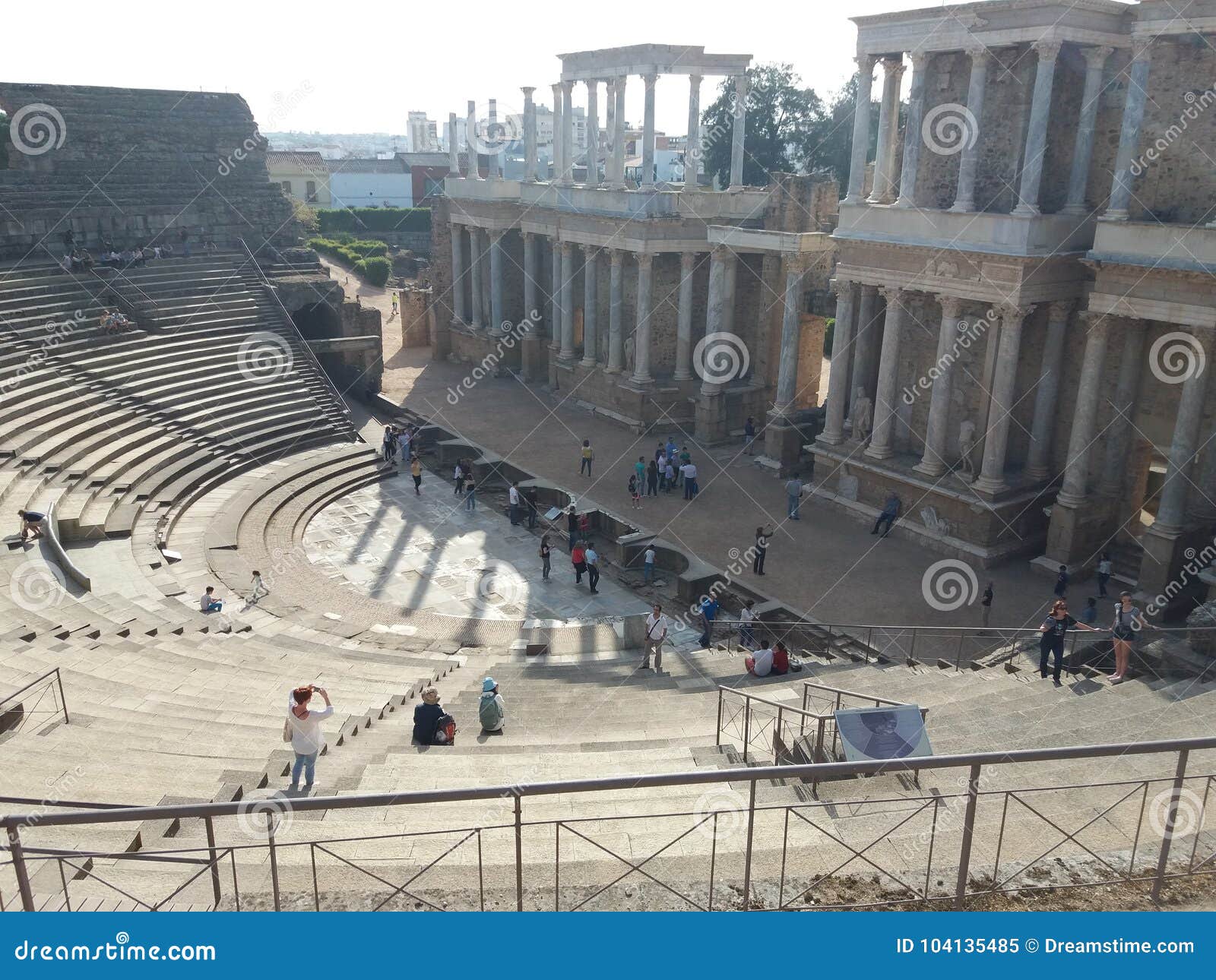 Teatro Romano De Merida Spain Editorial Image - Image of teatro ...