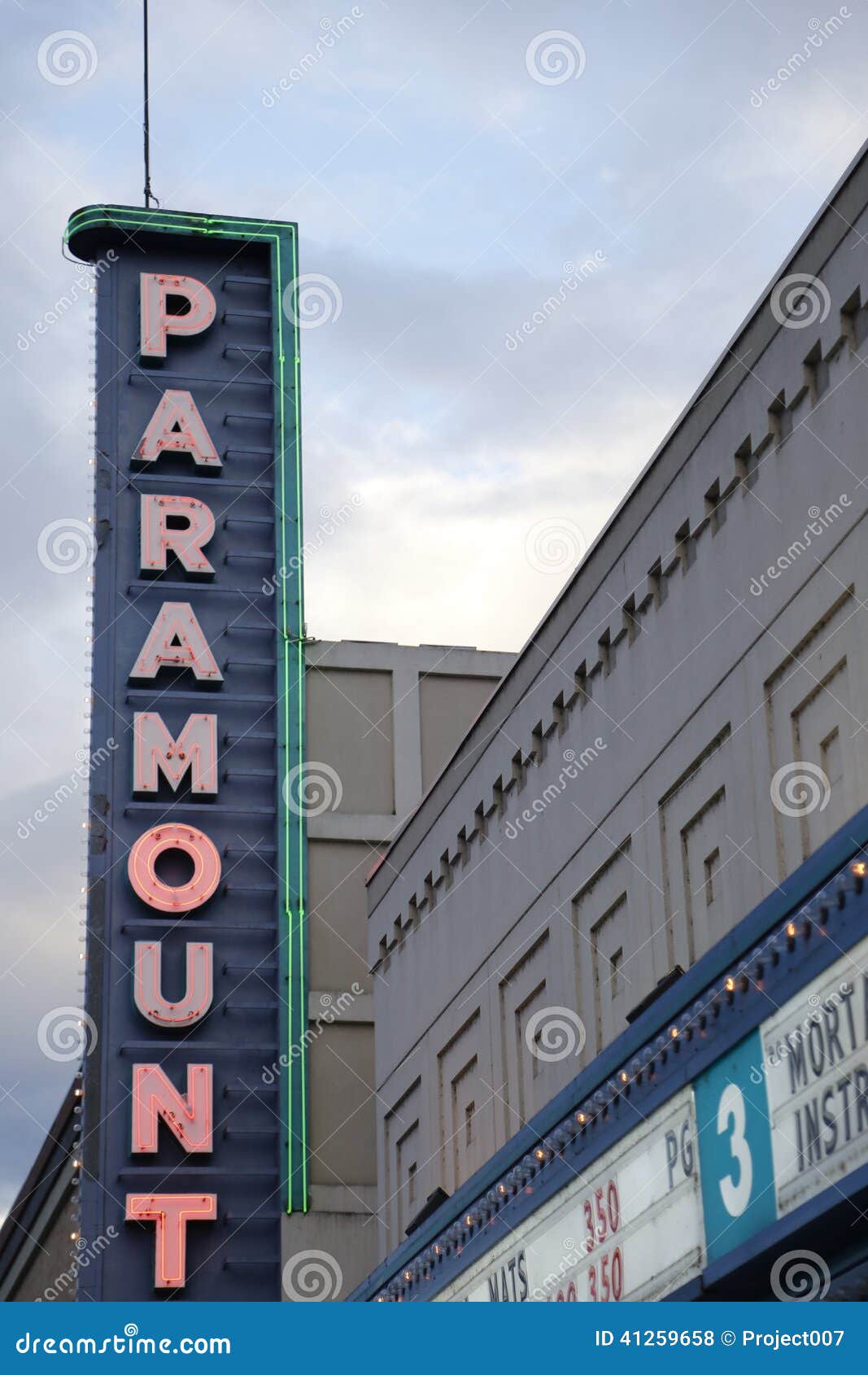 Teatros de Paramount foto de archivo editorial. Imagen de america ...