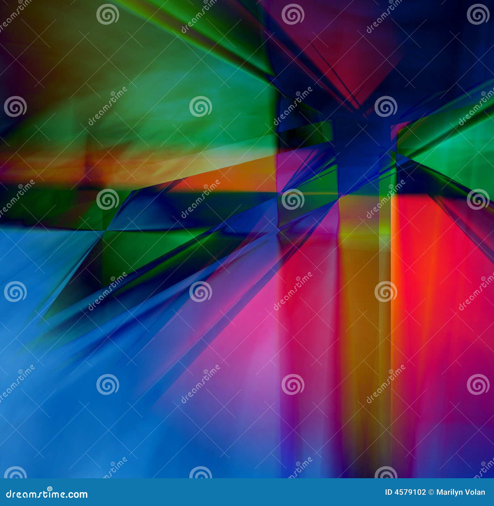 Colorful Prisms Set Isolated On White Background Cartoon Vector ...