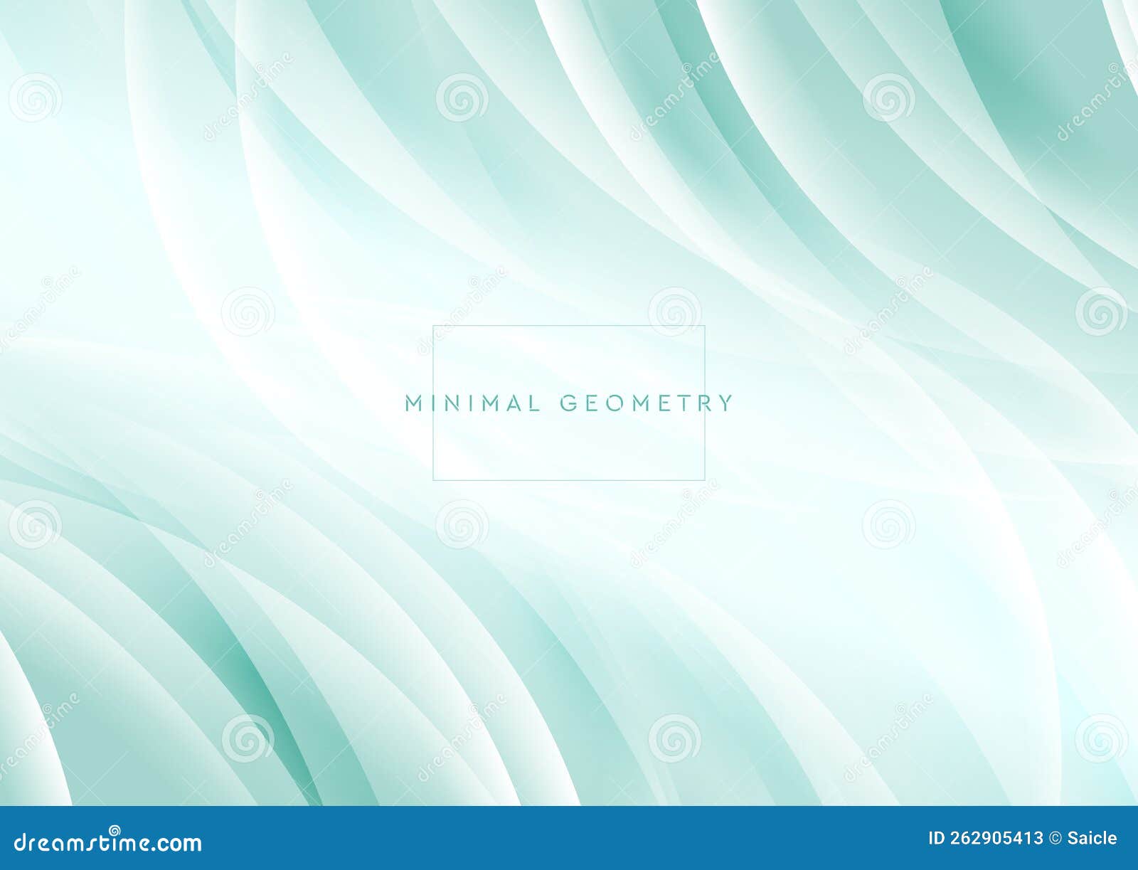 Tech Abstract Minimal Wavy Green Cyan Background Stock Vector ...
