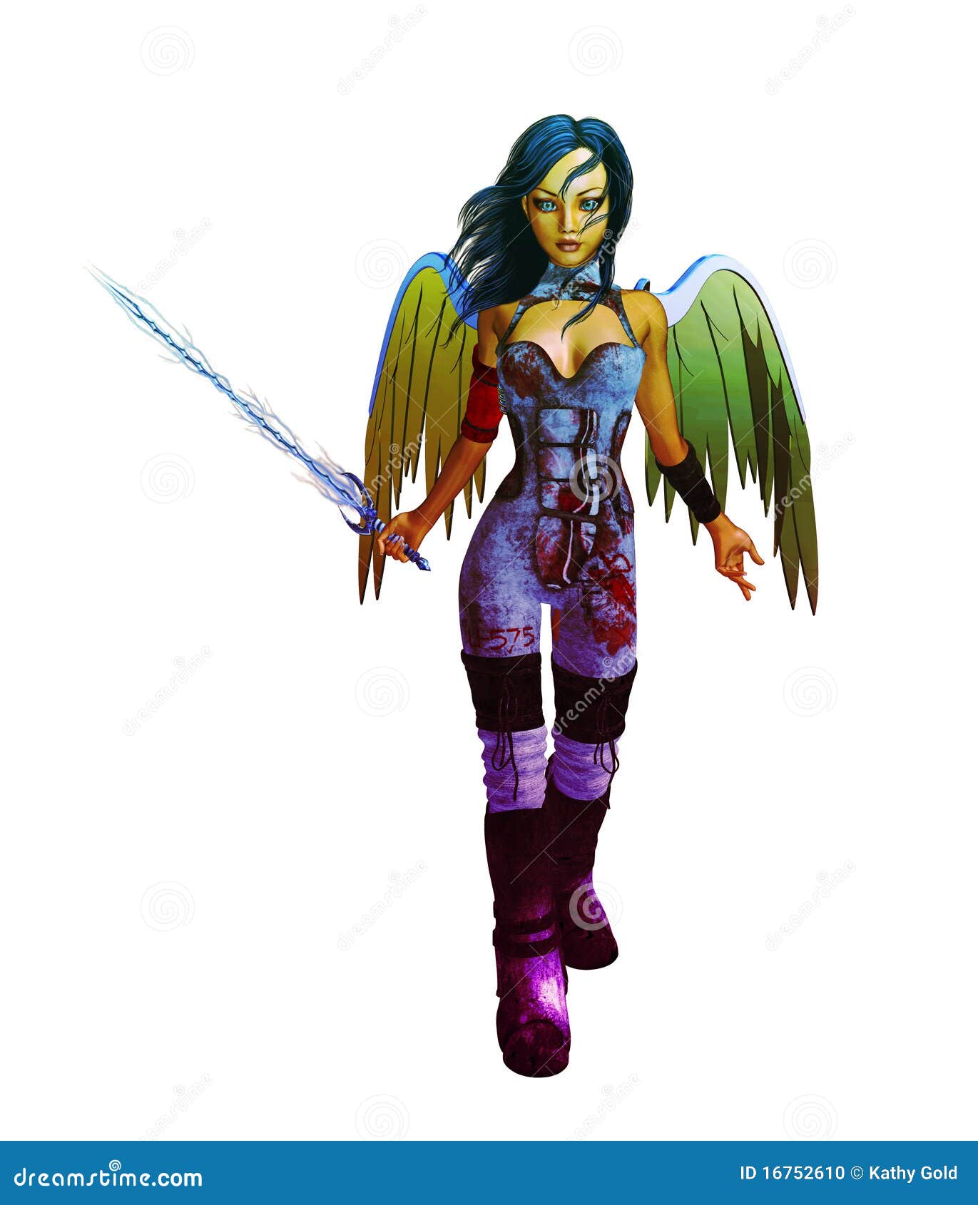 Tech Angel stock illustration. Illustration of saint - 16752610