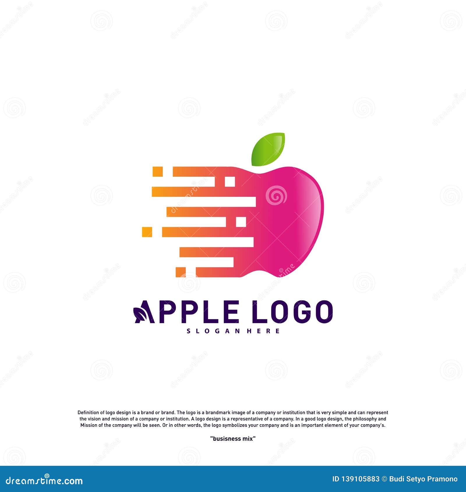 Tech Apple Logo Design Concept. Fast Apple Creative Technology Logo ...