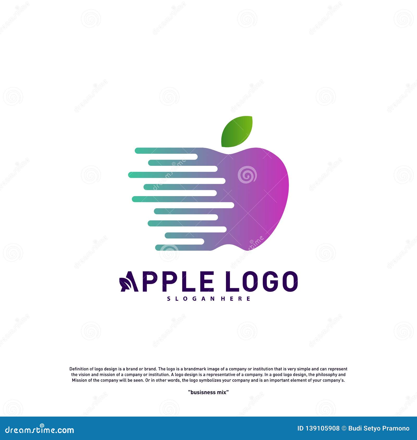 Tech Apple Logo Design Concept. Fast Apple Creative Technology Logo ...