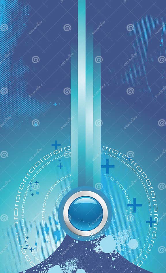 Tech background stock vector. Illustration of grid, curve - 12588258