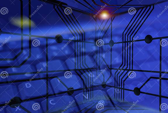 Tech background stock image. Image of high, computer, tech - 1578391
