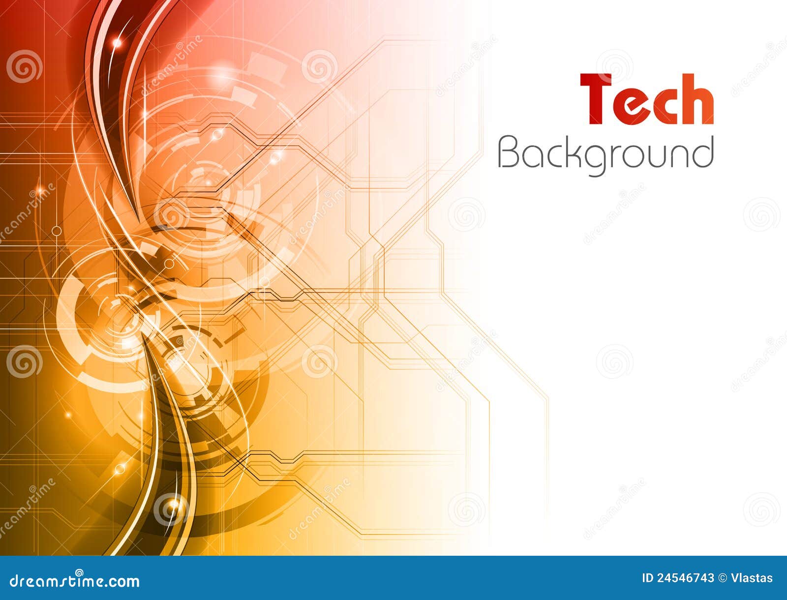 Tech background stock vector. Illustration of pattern - 24546743