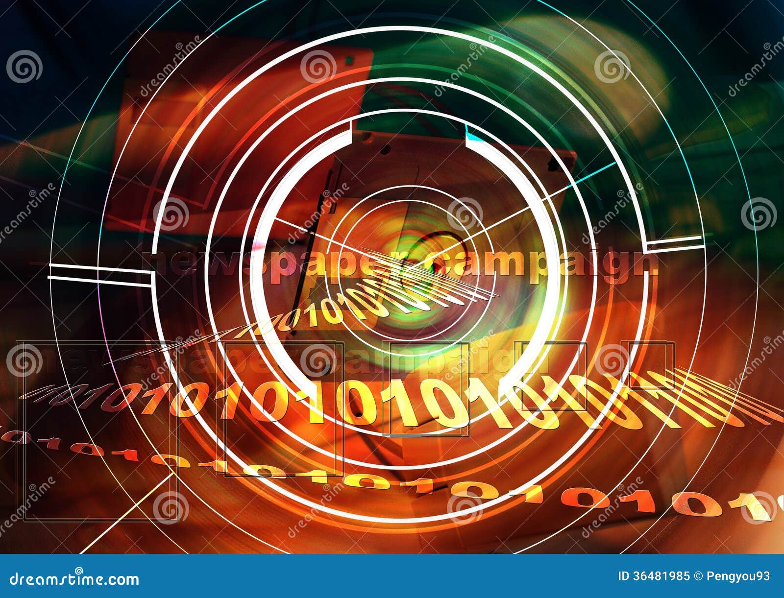 Tech Background. Biomedical Electronic Technology Stock Image - Image ...
