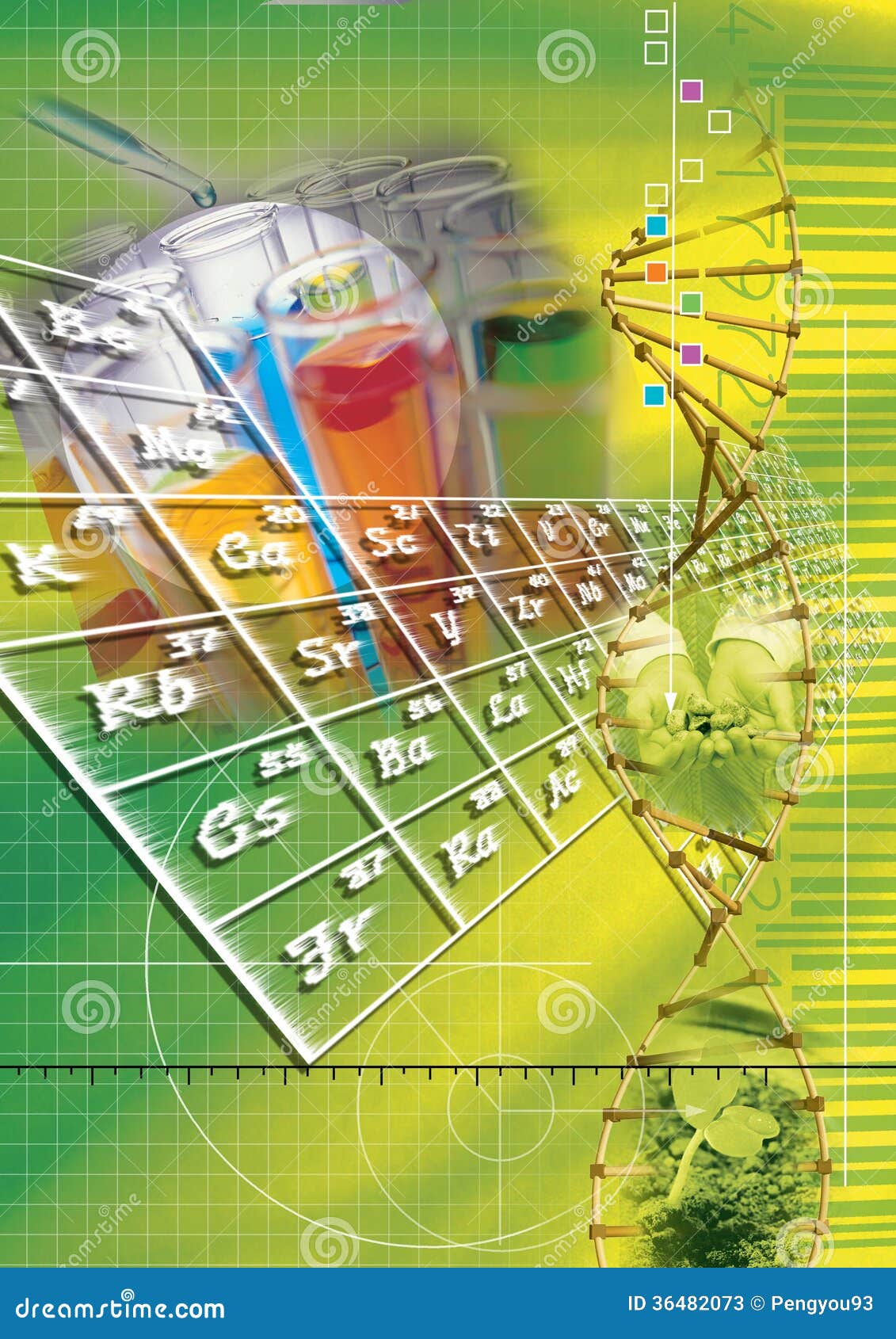 Tech Background. Biomedical Electronic Technology Stock Image - Image ...