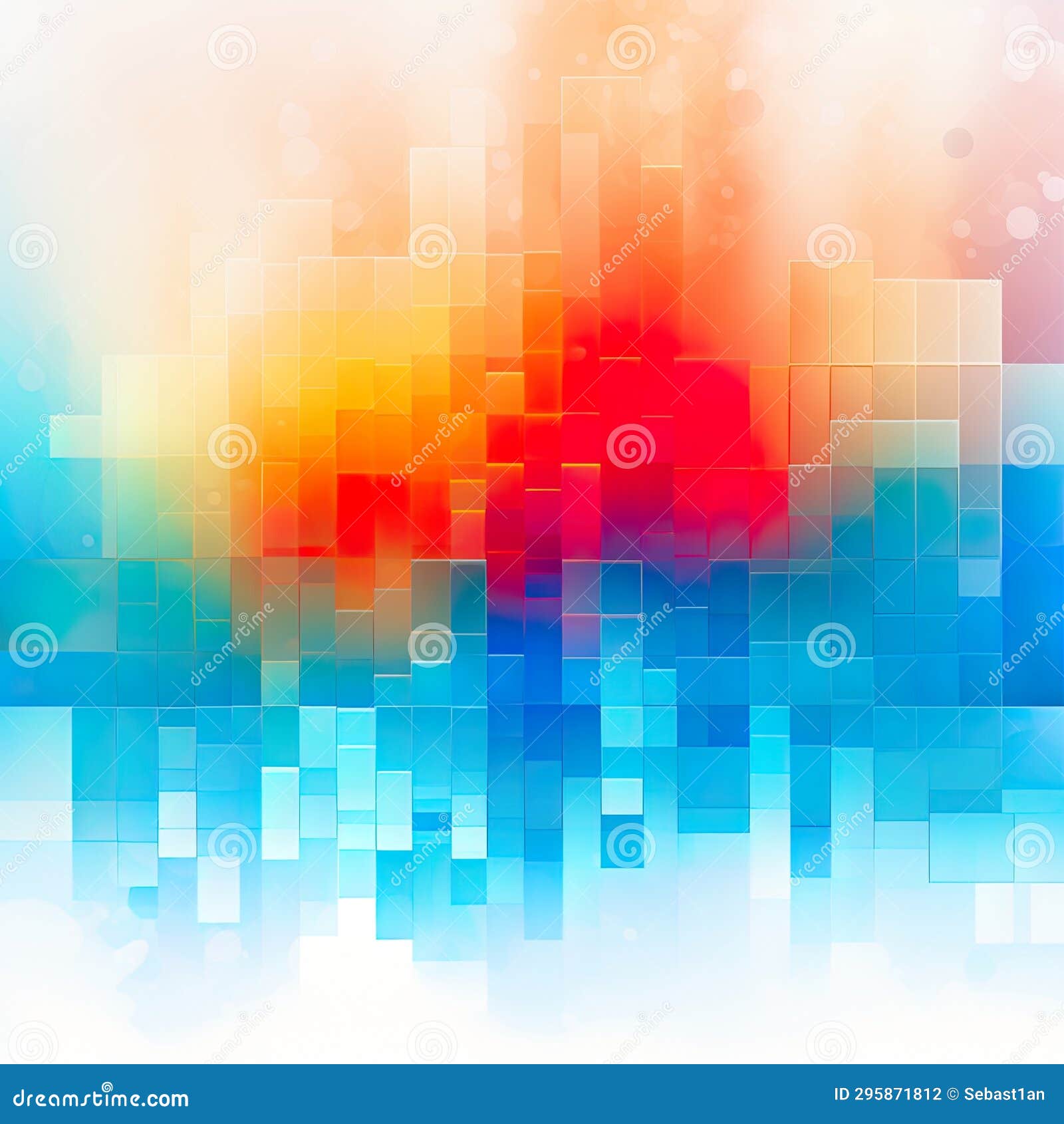 Tech Background Featuring Abstract Colors, Offering a Glimpse into a ...