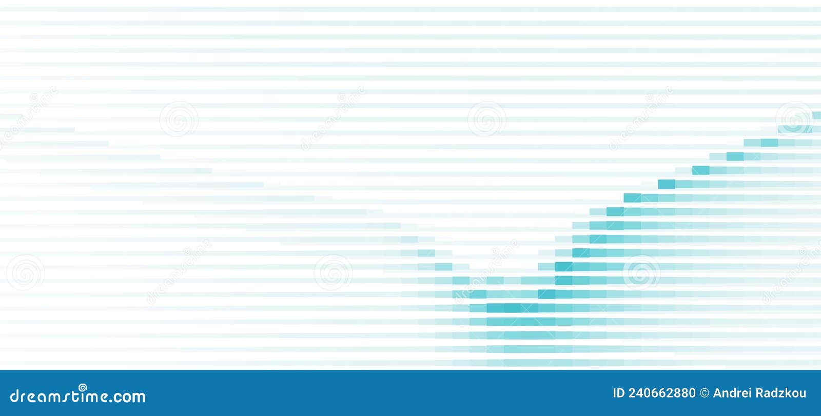 Bluish Cyan Color Background With Dotted Wave.Vector Pattern ...