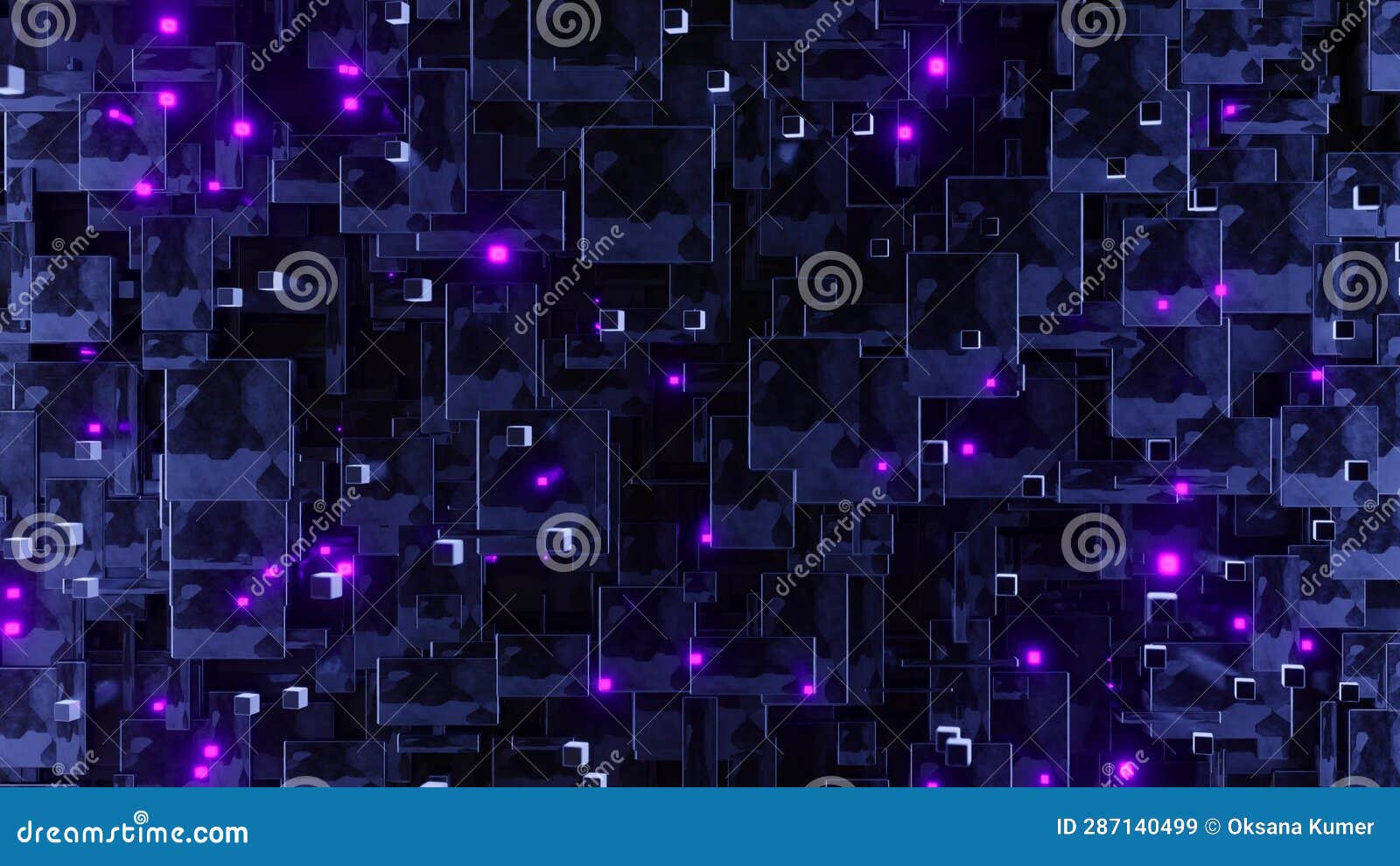 Tech Background Motion Graphic of Flying Forward in Seamless Loop Stock ...