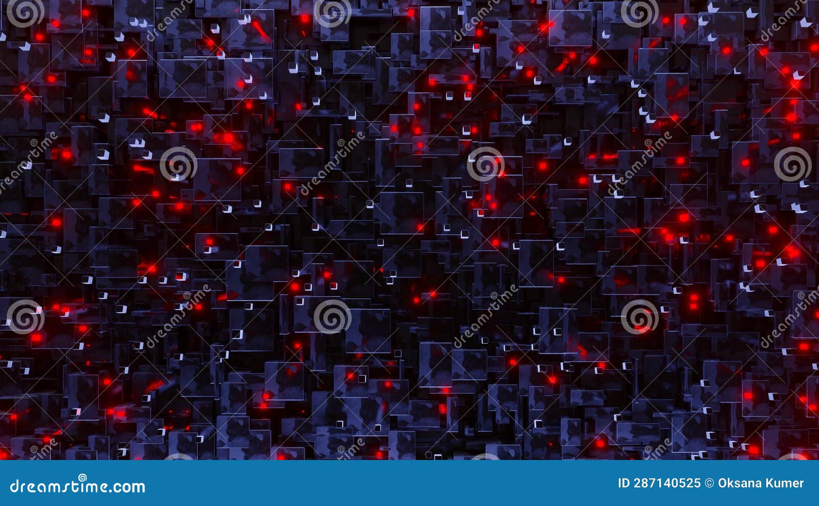 Tech Background Motion Graphic in Seamless Loop Stock Video - Video of ...