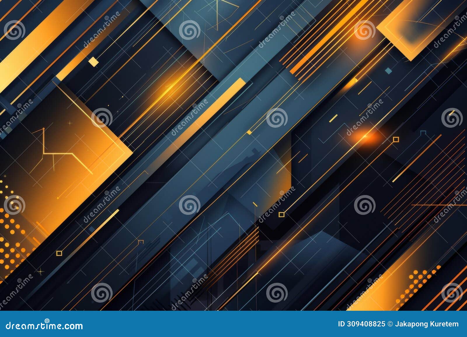 Tech Background, in the Style of Digital-futuristic with Geomatric ...