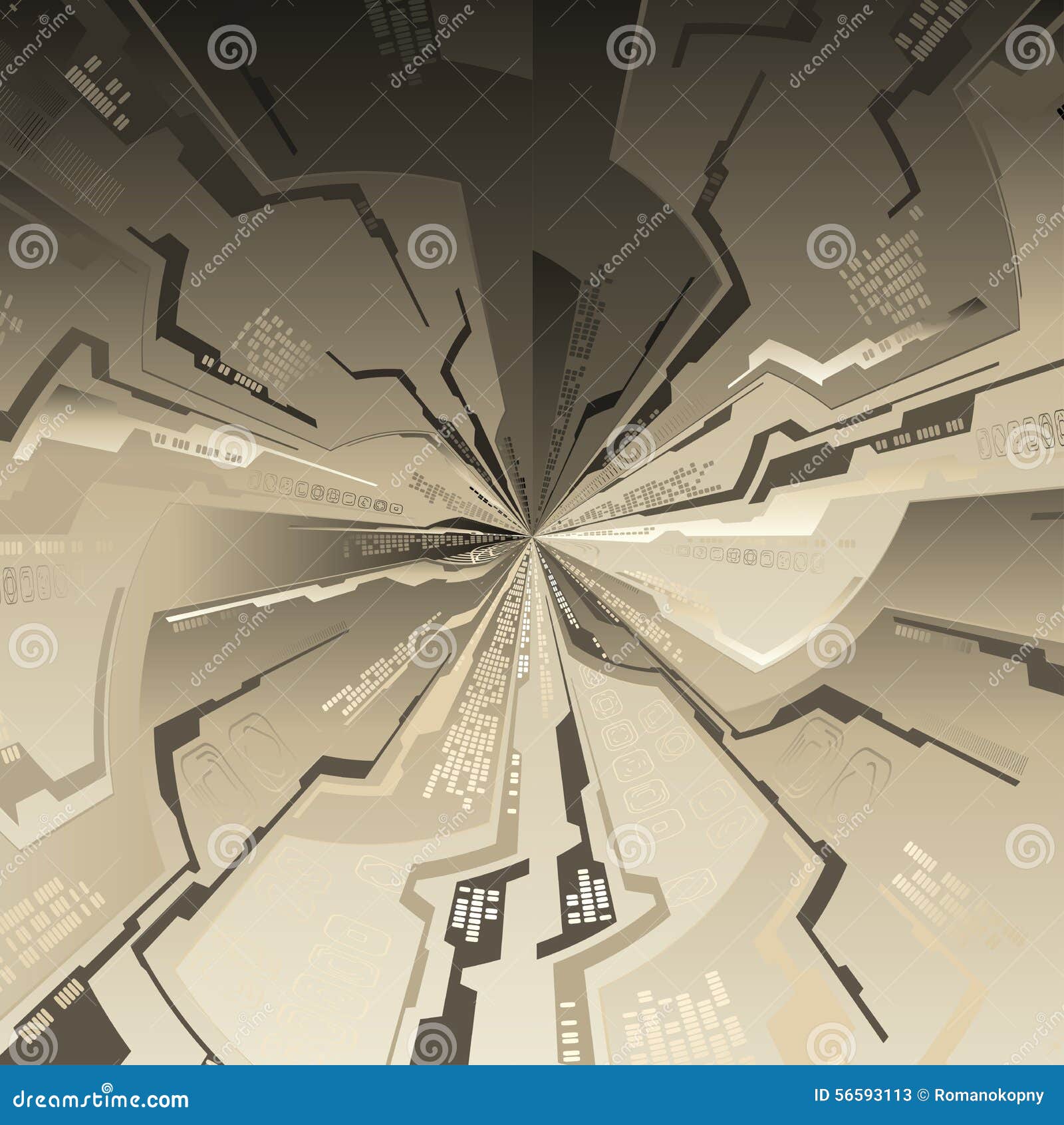 Tech background stock vector. Illustration of gradient - 56593113