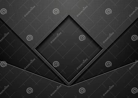 Tech Black Concept Corporate Vector Graphic Design Stock Vector ...