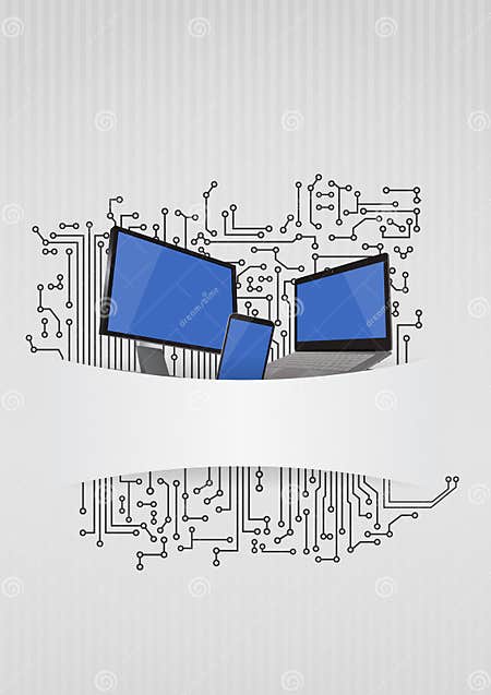 Tech blank stock vector. Illustration of economy, equipment - 67979725