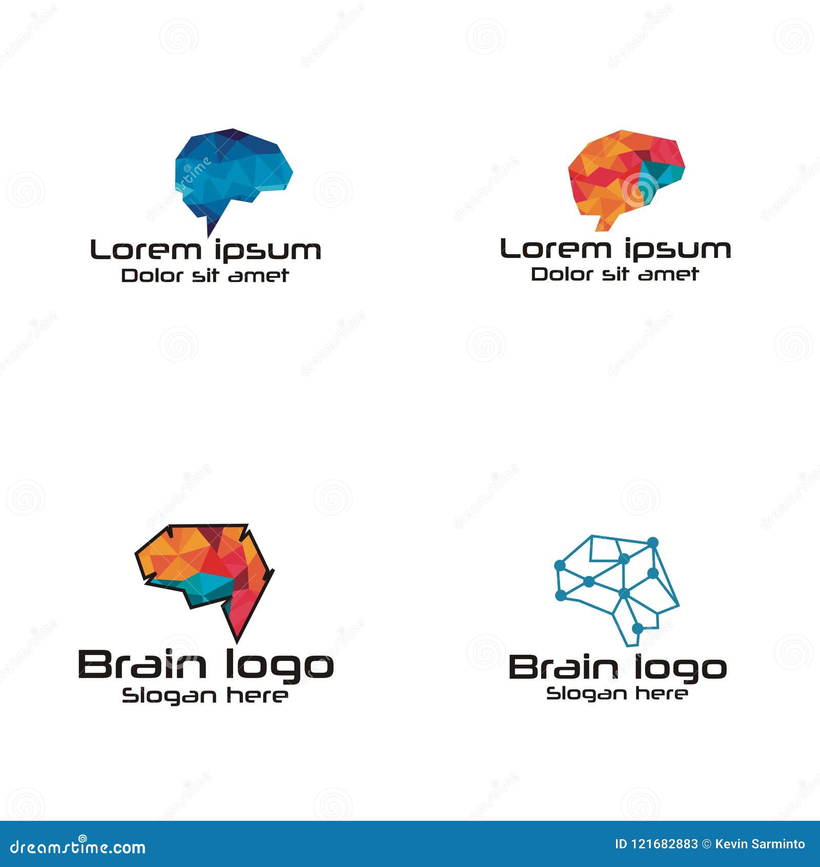Tech brain logo stock vector. Illustration of knowledge - 121682883