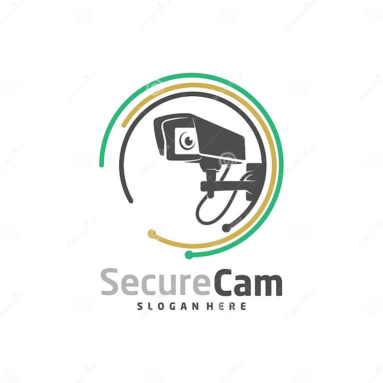 Tech CCTV Logo Design Vector Template, Concept Symbol, Icon Stock ...