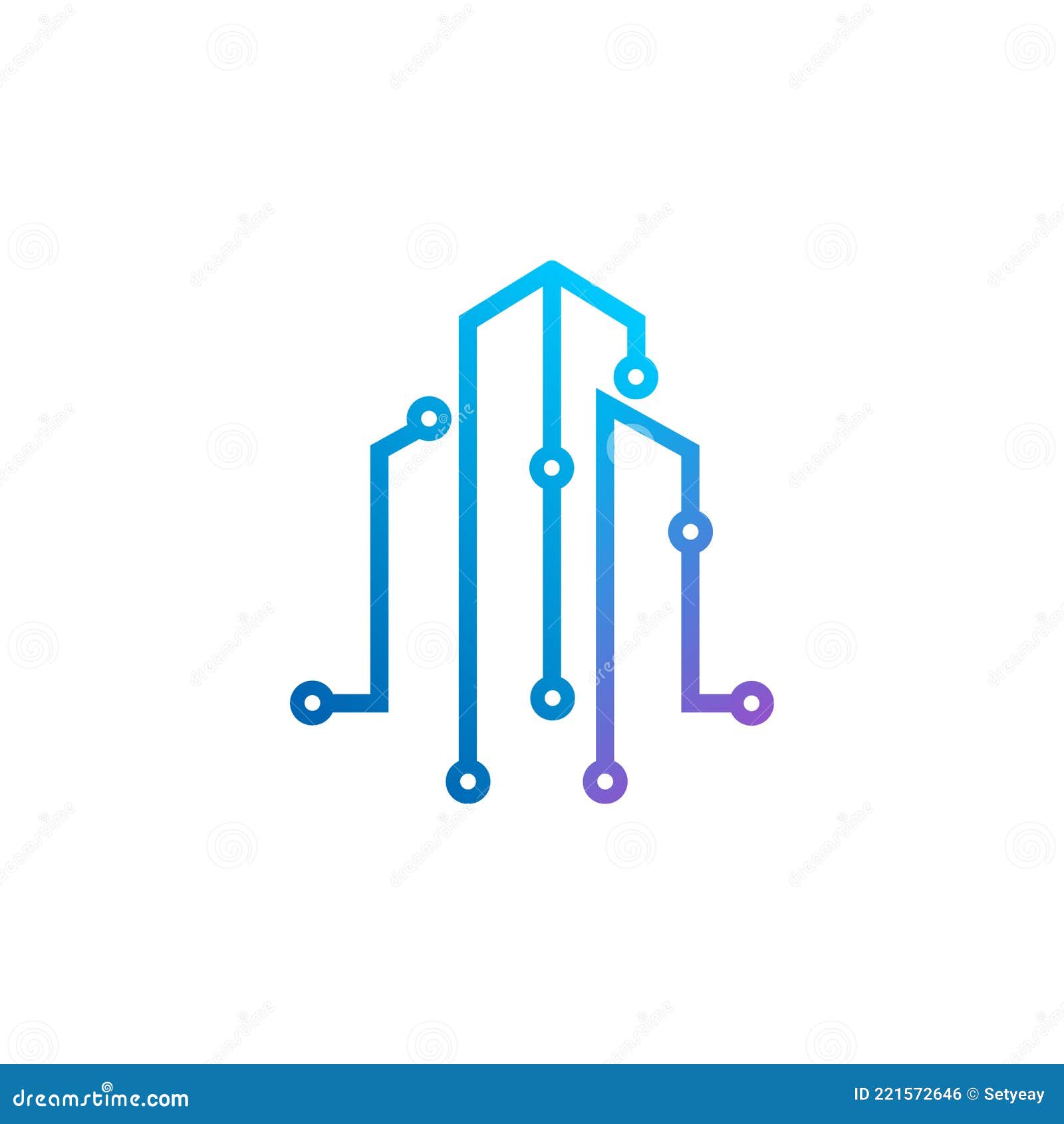 Tech City Logo Vector Template, Creative Building Logo Design Concepts ...